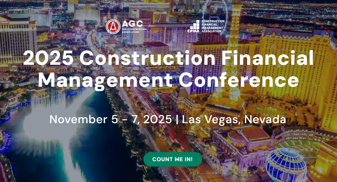 Agenda - 2025 AGC/CFMA Construction Financial Management Conference